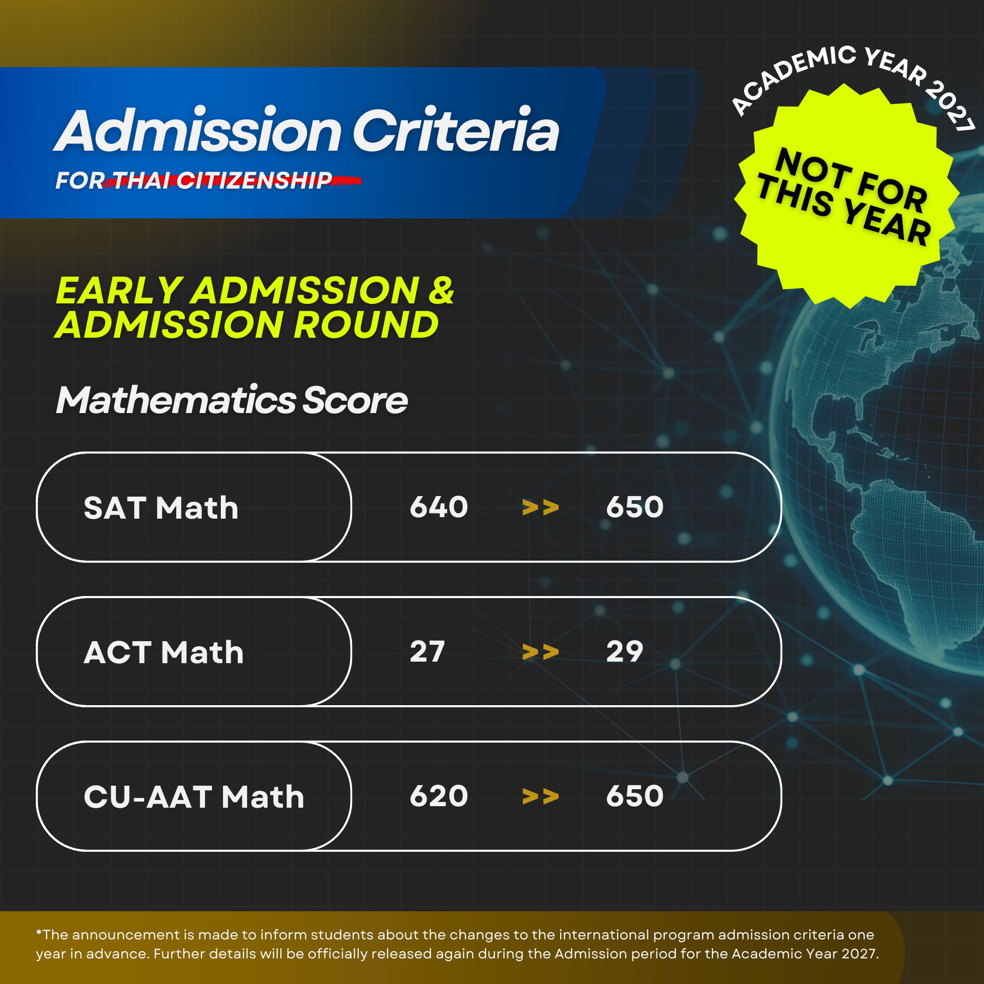 Heads-Up: BAScii Admission Criteria Update (Effective 2027 Intake ...